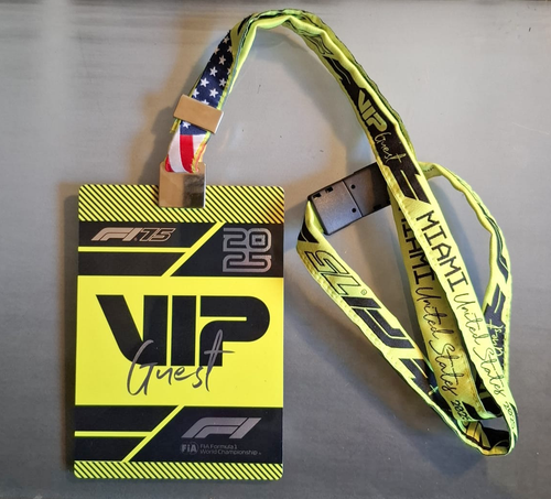2025 Miami F1 VIP Pass Aston Martin - Formula One - Oscar Piastri's ...