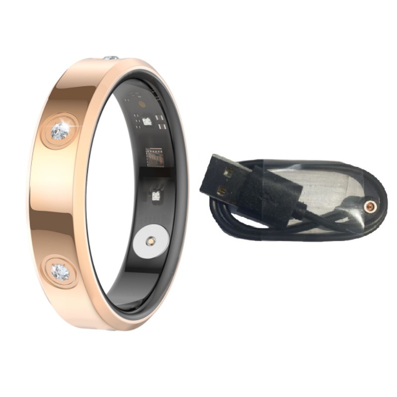 Smart Health Diamond Ring For Men/Women Heart Rate Blood Oxygen ...