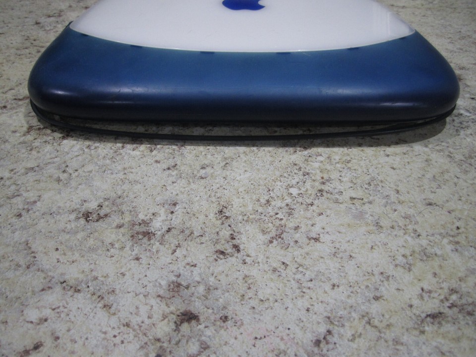 Vintage Apple Clamshell iBook G3 M6411 466MHz 75GB HD 10.4.3 Blue 576 ...