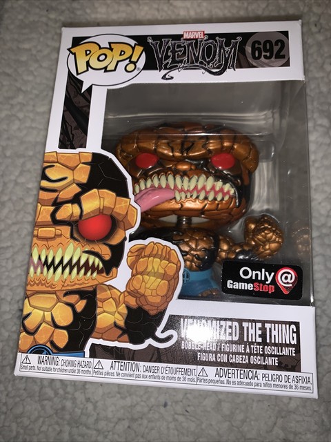 Funko POP! Marvel Venomized The Thing Exclusive Vinyl Figure #692 ...