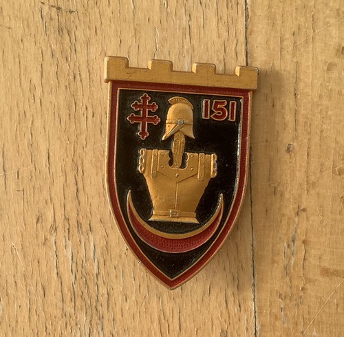 INSIGNE METAL 151 RÉGIMENT DU GÉNIE AUGIS OCCASION | eBay