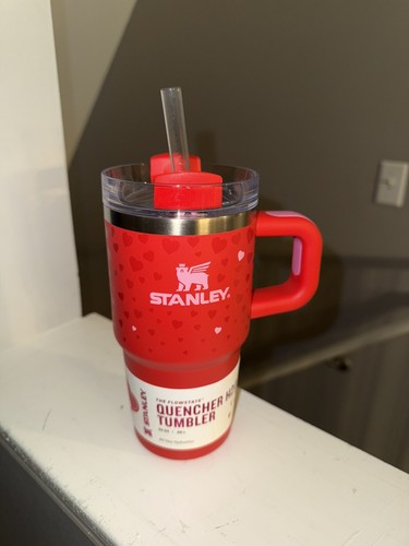 Stanley Valentine's Day Red 20 oz Target Exclusive Ruby Hearts Tumbler ...