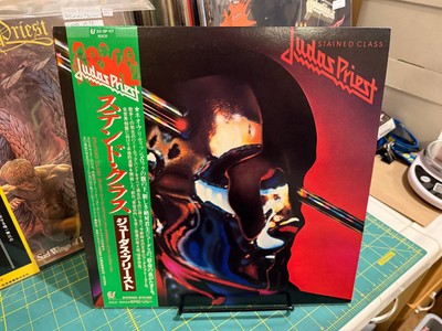 Judas Priest Stained Class LP vinyl w OBI NM/NM 1979 Japanese 1st ...
