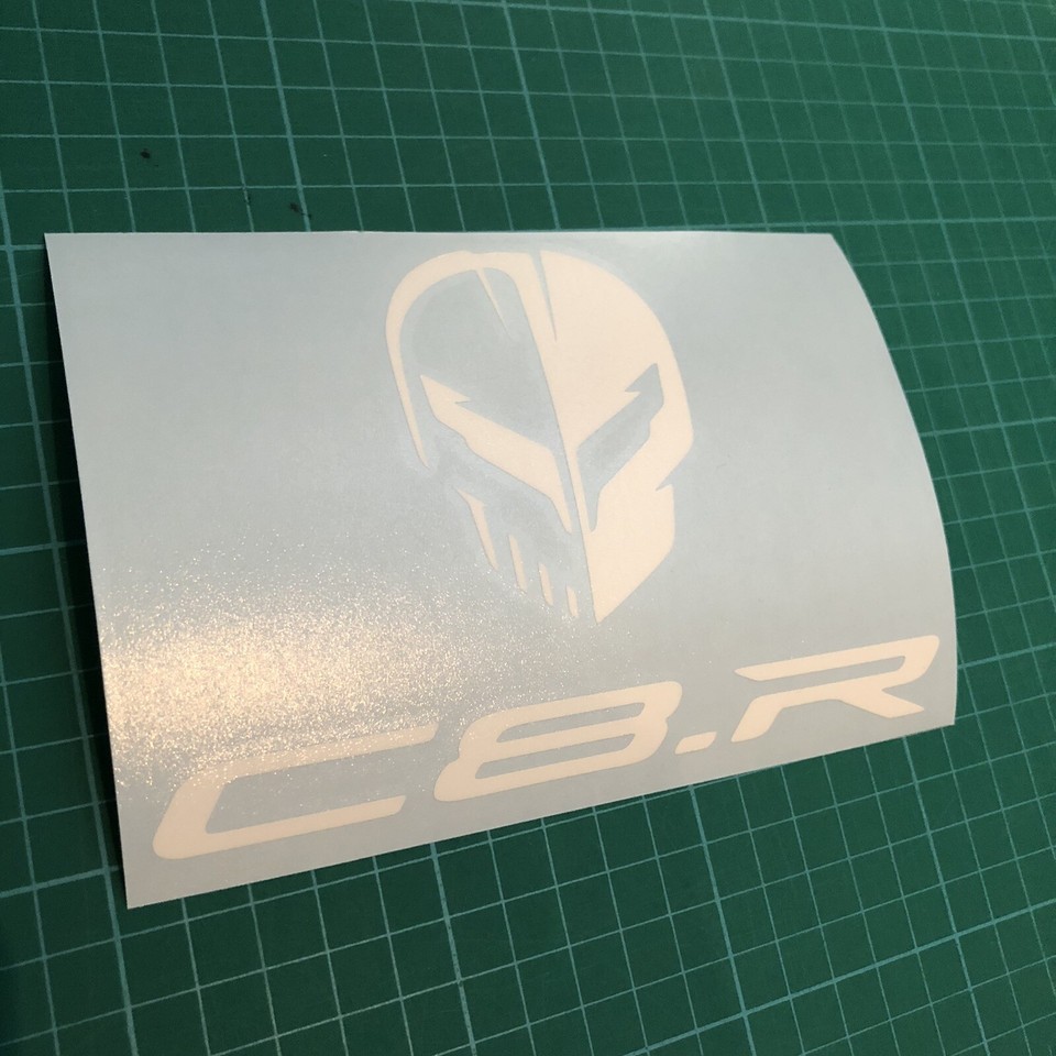 C8 Corvette Racing Jake Skull Frunk Decal Sticker Stingray HTC Z51 Z06 ...
