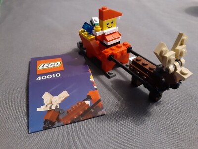 Lego Father Christmas with Sledge Building Set (40010)-100% complete ...