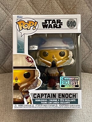 FUNKO POP STAR WARS CAPTAIN ENOCH #690 ENTERTAINMENT EARTH EXCLUSIVE ...