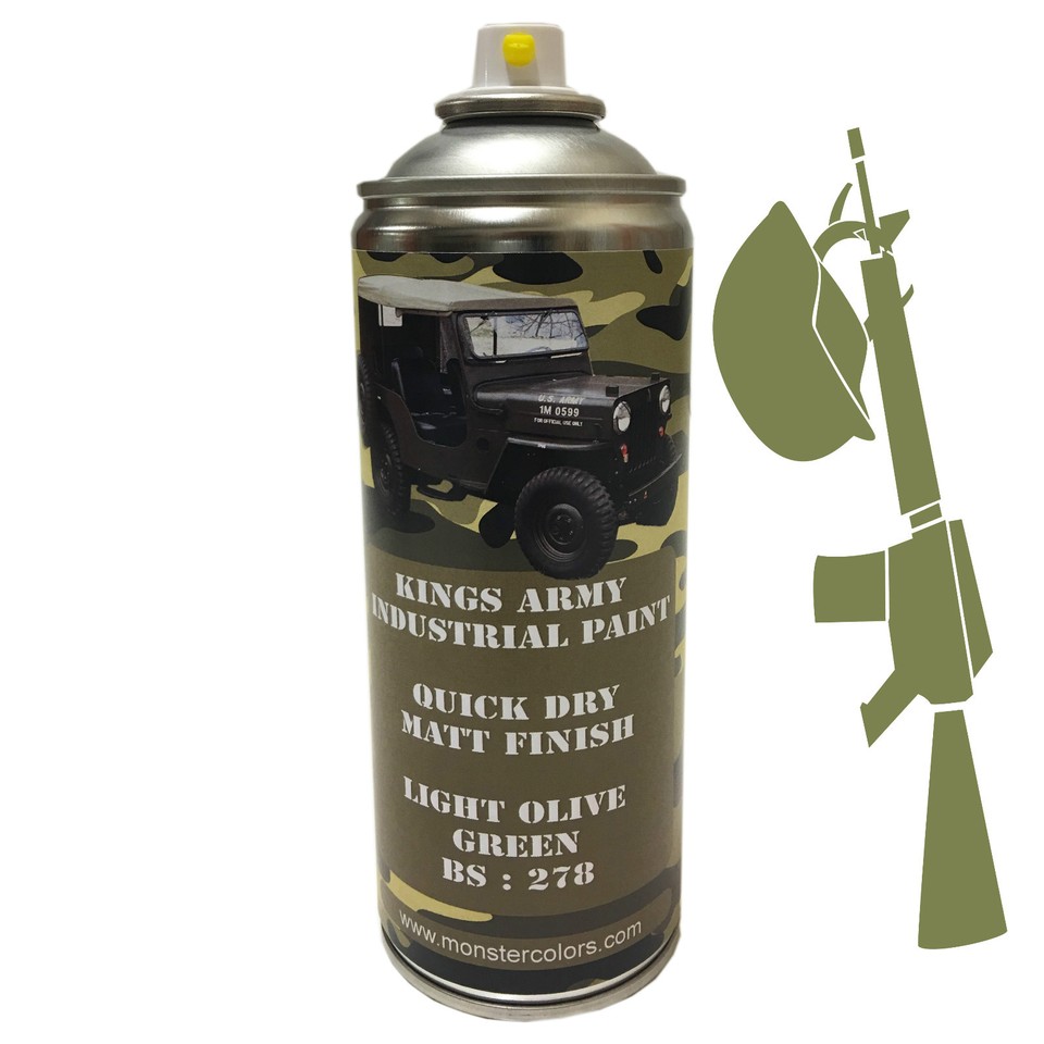 Military Spray Paint 400ml Army Camo Colours Airsoft Paintball Models ...