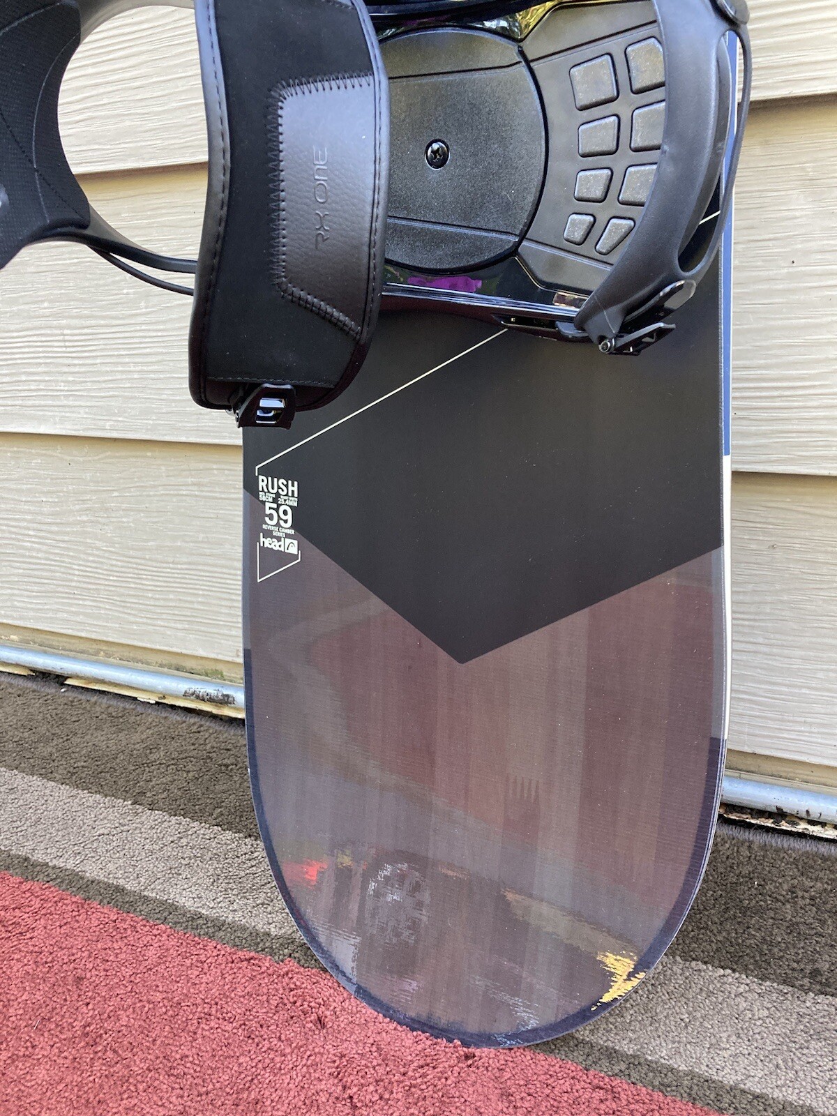 HEAD RUSH SNOWBOARD 159 cm + Head RX One XL Binding (NEW) | eBay