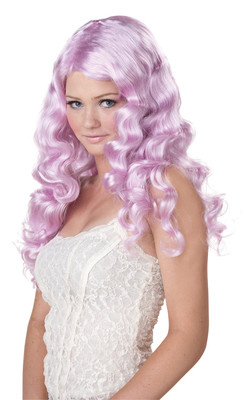 Sweet Tart Adult Costume Wig Long Curly | eBay
