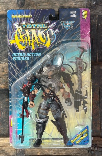$$ Drop Spawn Total Chaos 2 Blitz Action Figure 1997 McFarlane Toys New ...