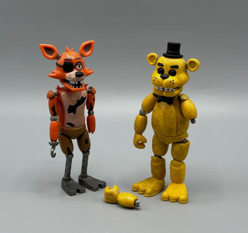 2016 Funko Five Nights at Freddy's Action Figure Lot Golden Freddy ...