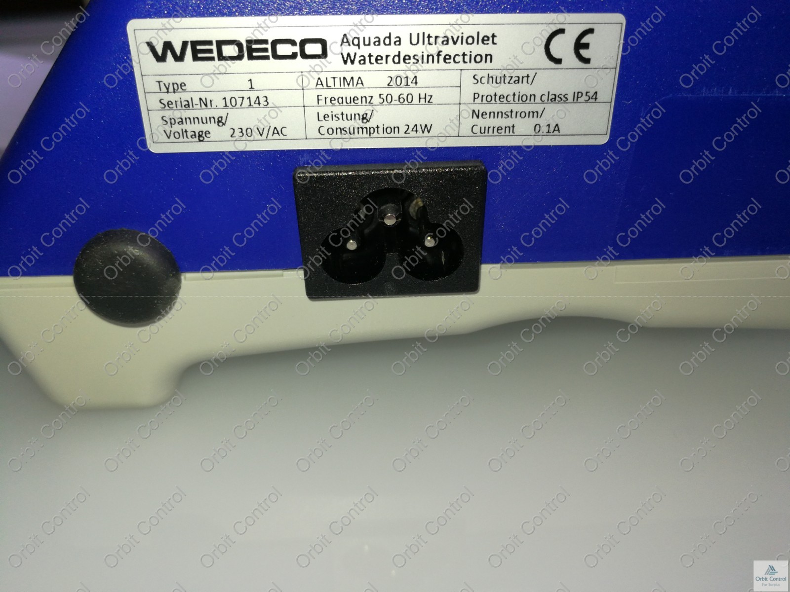 WEDECO Type 1 Microcomputer WEDECO Altima Aquada Ultraviolet Water ...
