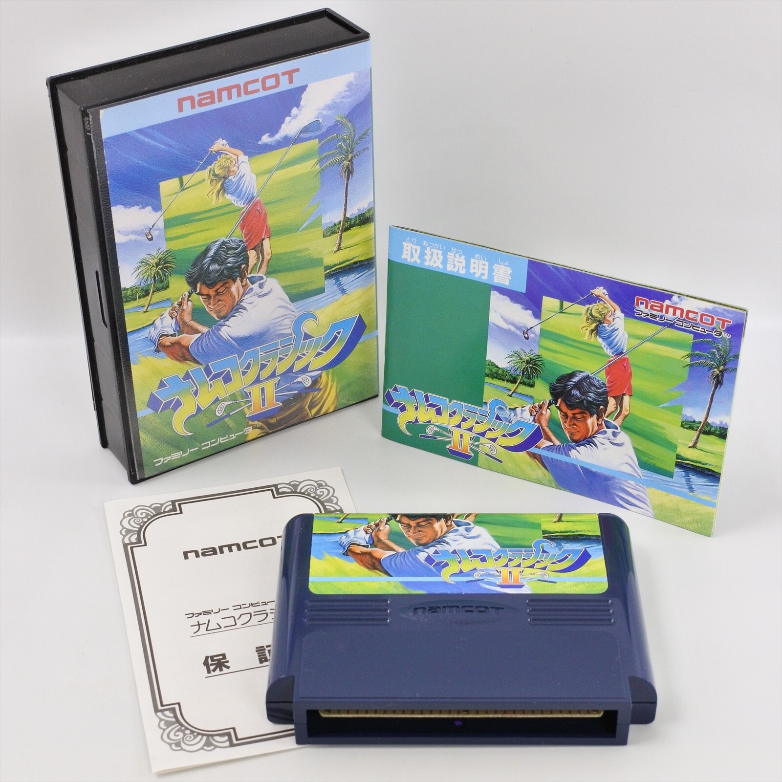 NAMCO CLASSIC II 2 namcot Golf Famicom Nintendo 6117 fc | eBay