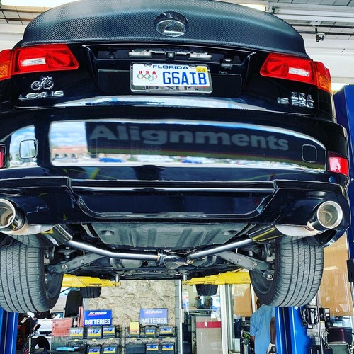 Manzo Stainless Steel Axleback Exhaust System for Lexus Is250 Is350 06 ...