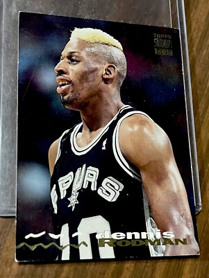 1993-94 Topps Stadium Club Dennis Rodman # 305 Basketball Card San ...