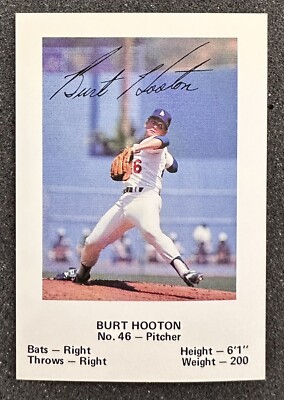 1980 LAPD Baseball Bert Hooten #46 MINT | eBay