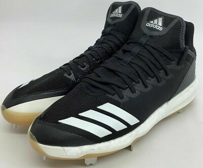 Mens Adidas Icon 4 Boost Metal Baseball Cleats Black White CG5157 New ...