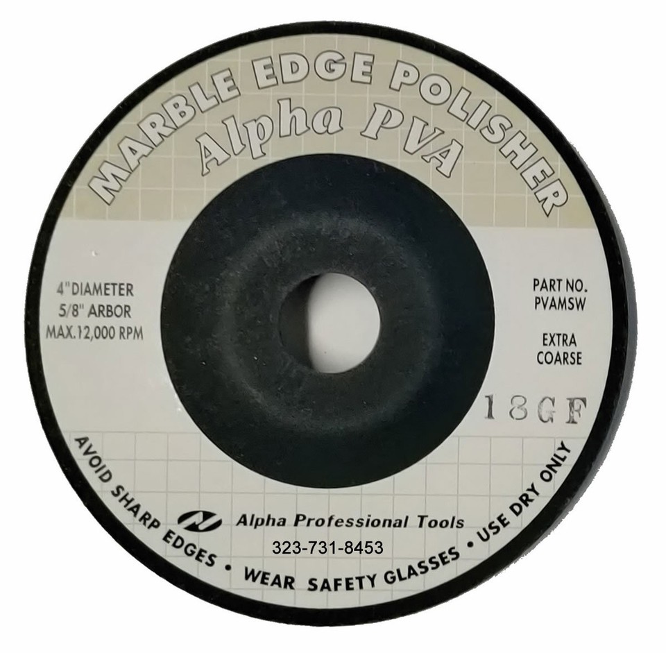 Alpha Tools Marble Edge Dry Polishing System MS Style PVA for Steel ...