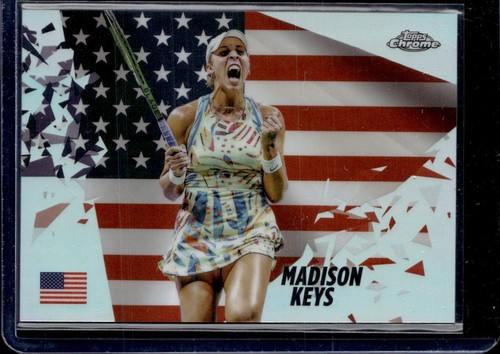 2024 Topps Chrome Tennis #PPR-MK Madison Keys Patriotic Pride Case Hit ...
