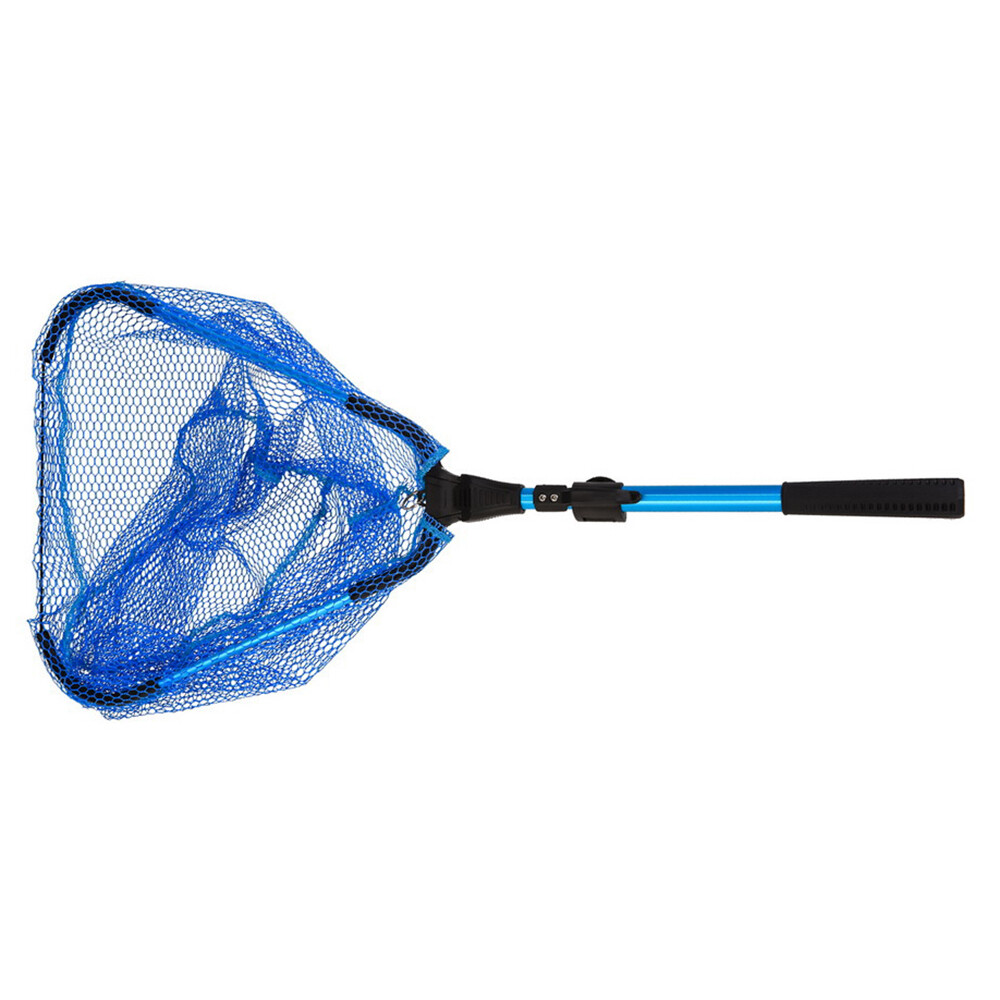 LEO Folding Fishing Net Collapsible Telescop Triangular Fish Landg ...