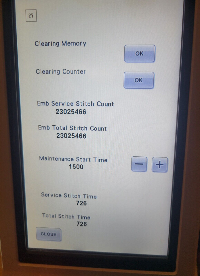 Baby Lock Endurance 6 Needle Embroidery Machine with Hoops only 726 ...