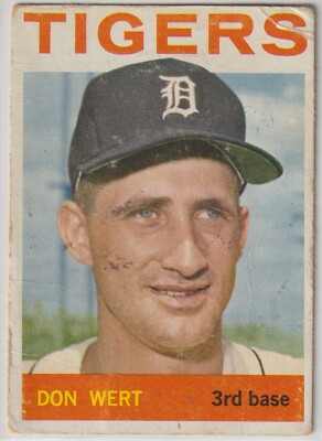 1964 Topps - DON WERT - #19 - Detroit Tigers *CREASE | eBay