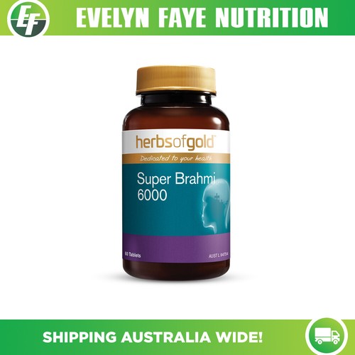 HERBS OF GOLD Super Brahmi 6000 - 60 tablets | Memory | Cognitive ...