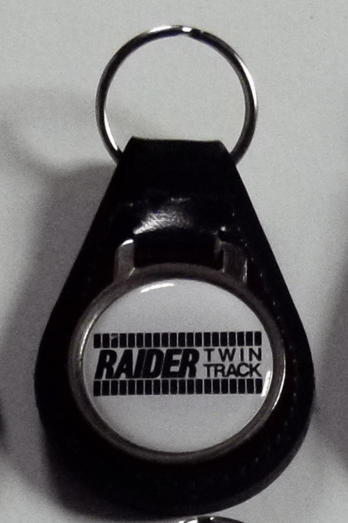 Reproduction Vintage Raider Twin Track Snowmobile Leather Keychain (009 ...