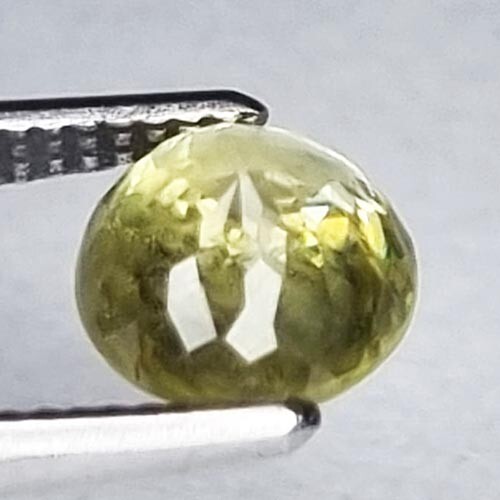 1.15 Ct. Natural Round Shape 6.10mm Lemon Green Sphene Titanite Loose ...