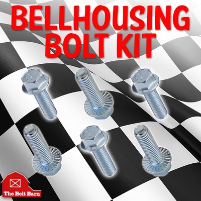 Small Block Ford Bellhousing Bolt Kit 289 302 351W - Kit# A103 | eBay