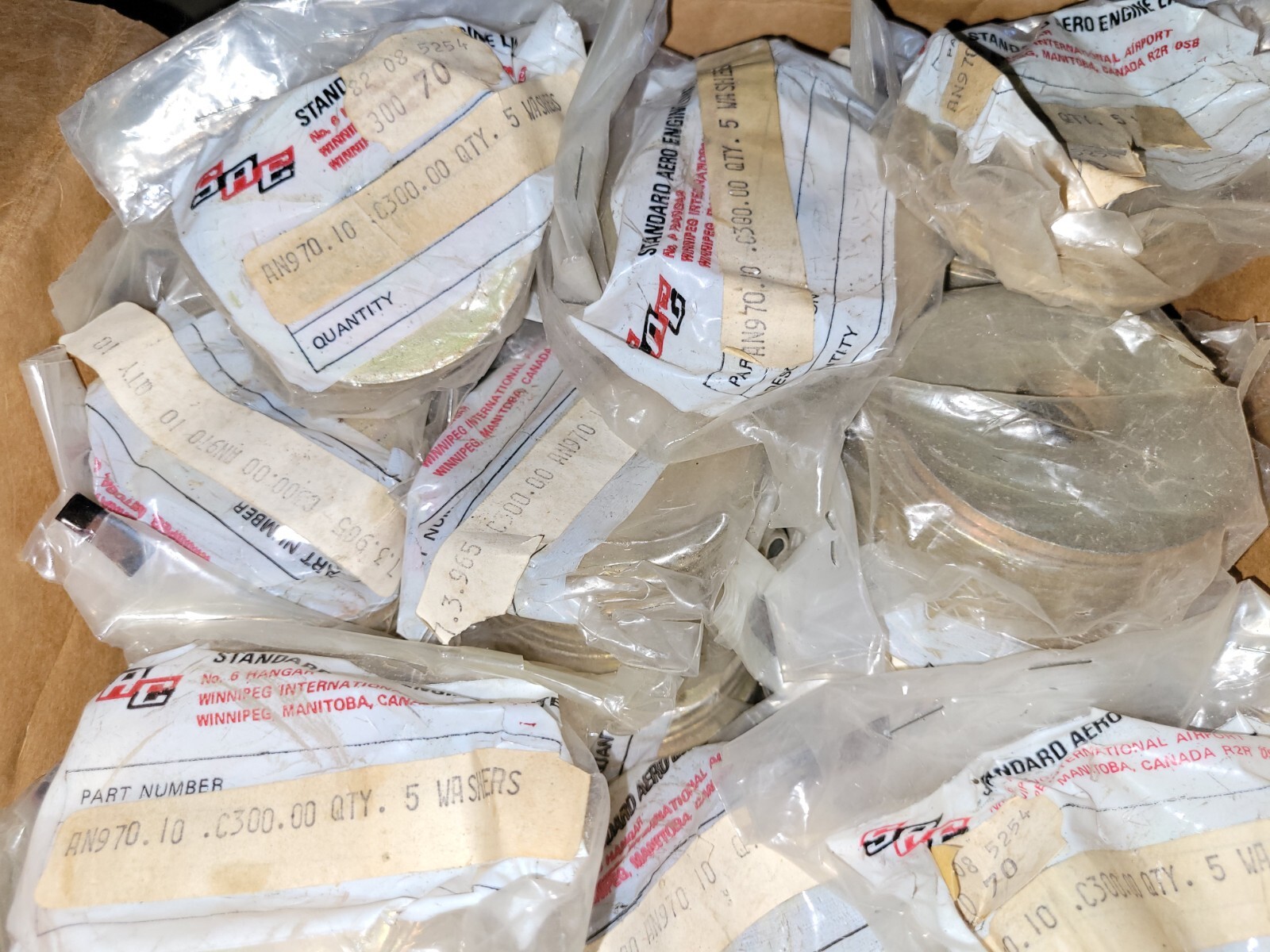 5 NOS AN Aircraft Washers AN970-10 / MS63040-10 Cessna / Piper ...