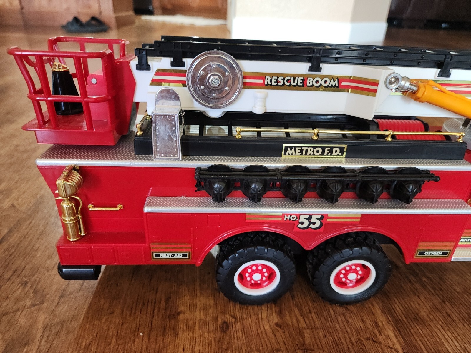 1988 New Bright Fire Truck Super Clean, Not Working | eBay
