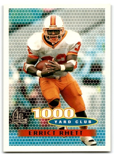 1996 Topps Errict Rhett Tampa Bay Buccaneers #127 | eBay