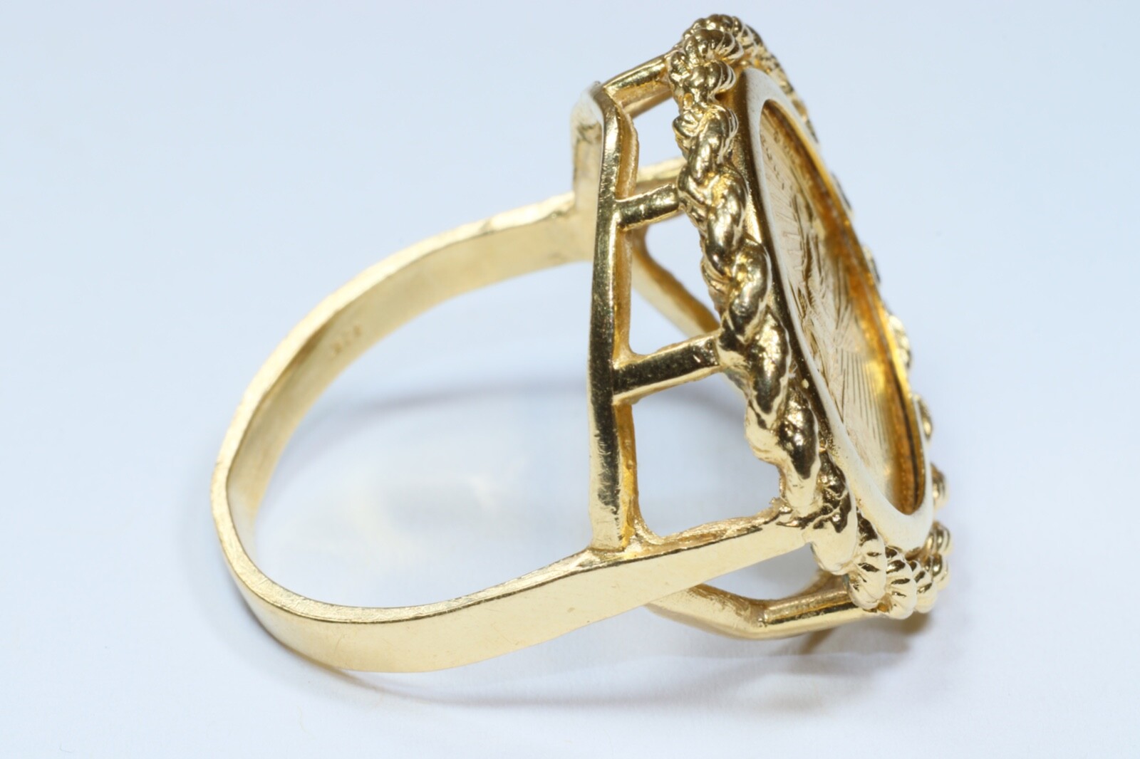 1995! “key date” $5 Dollar gold Eagle Coin Ring 14k Bezel | eBay