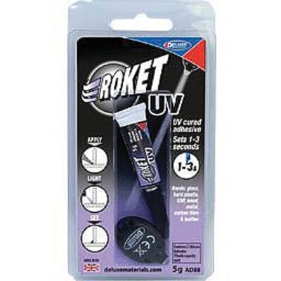 Deluxe-Materials Rocket UV 5g tube with light (1-3 Sec Set) - Hobby and ...