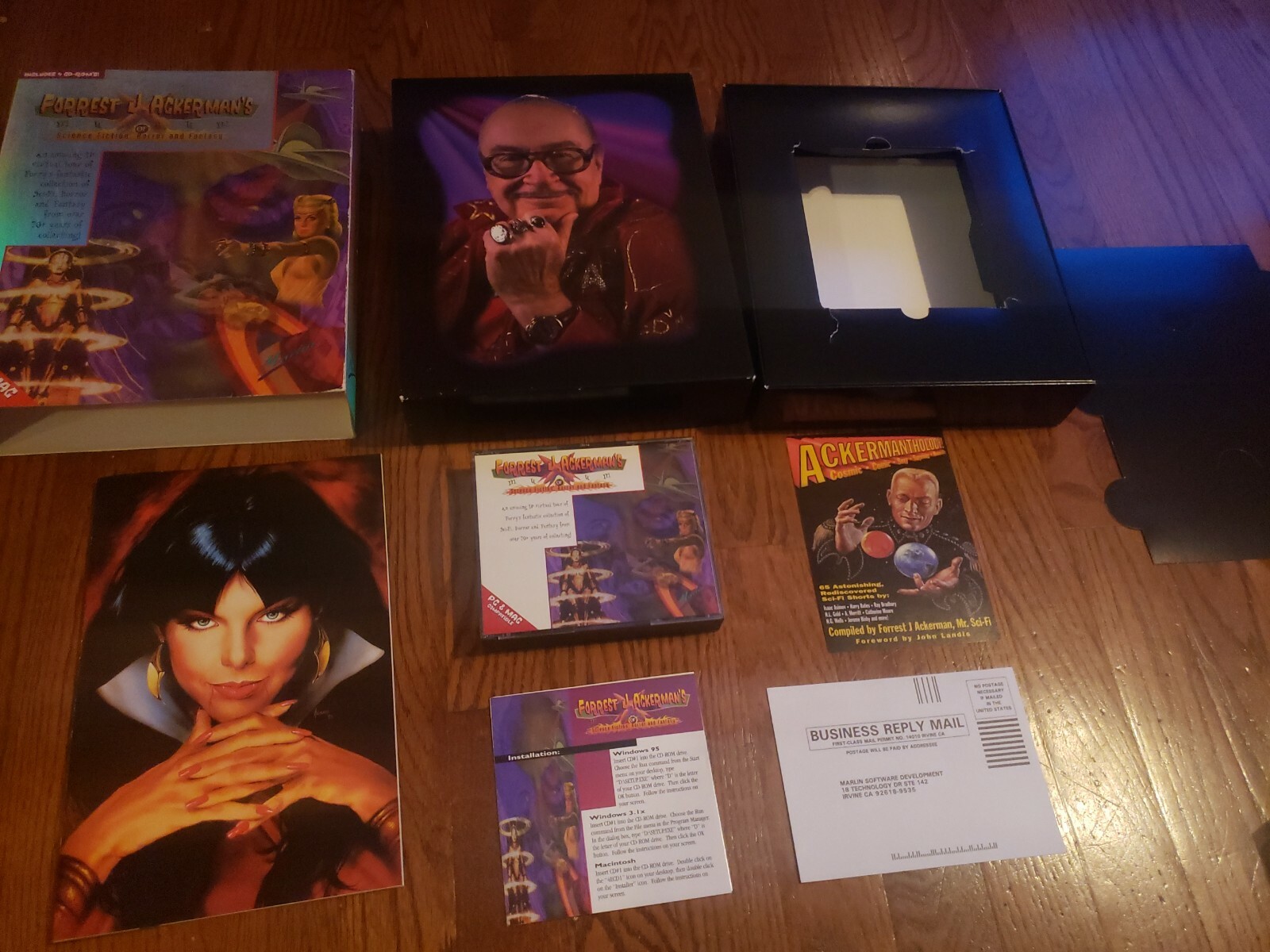 1997 RARE FORREST J. ACKERMAN MUSEUM CD-ROM 4 DISC SET Very RARE Big ...