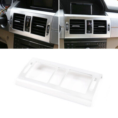 ABS Chrome Center Console Air Outlet Vent Frame Cover For Mercedes Benz ...
