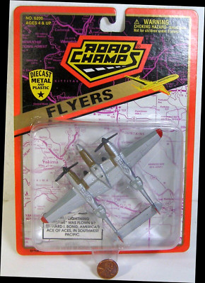 Road Champs Flyers Die Cast Aircraft P-38 Lightning "Marge" Richard ...