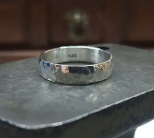 Handmade Solid 925 Sterling Silver Heavy Pure Ring For Women Gift For ...