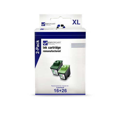 2x Patronen f r Lexmark Z605 X1290 Z612 X72 X74 Z603 Z516 Z23 Z33 Z640 ...
