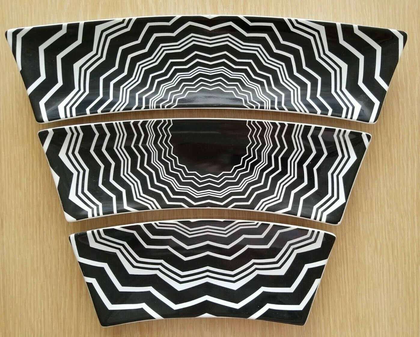 Missoni for Target Set of 3 Stoneware Serving Trays Black & White ...