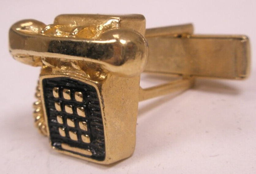 Push Button Land Line Phone SINGLE Vintage Cuff Link replace lost ...