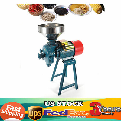 Electric Grinder Mill Grain Corn Wheat Feed/Flour Dry Cereal Grinding ...