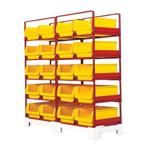 Ssi Schaefer 1463.130906Bl1 Solid & Stackable Straight Wall Storage ...