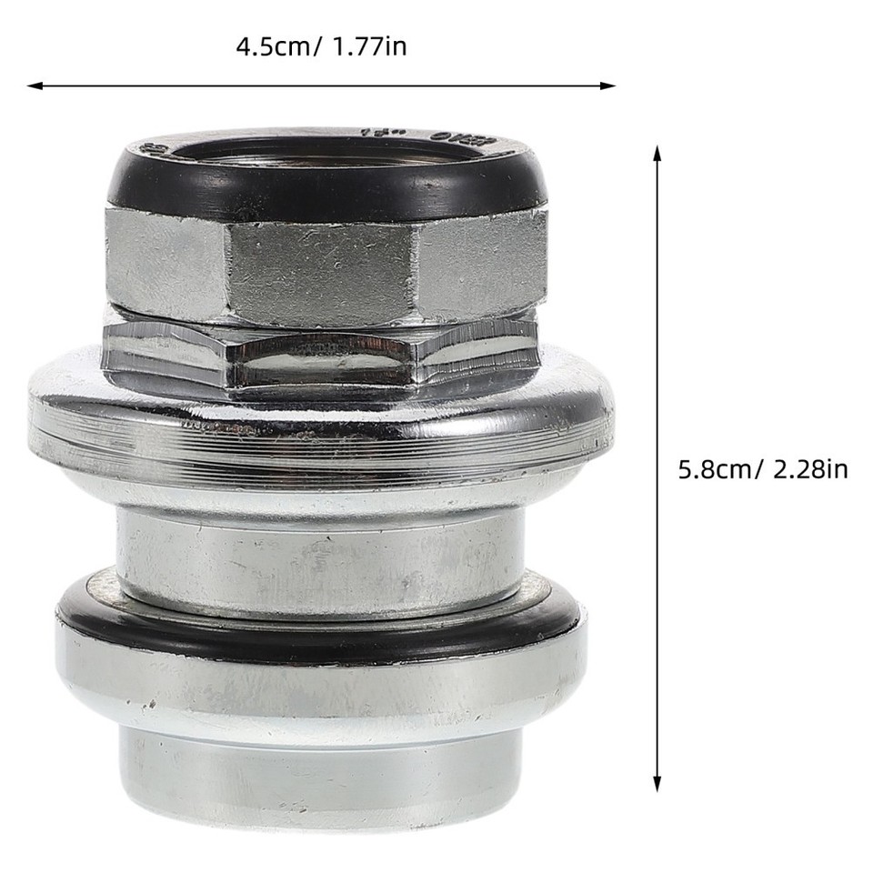 Conduit and Connector Titanium Fork Bicycle Headset Stem Cap Bicicletas ...