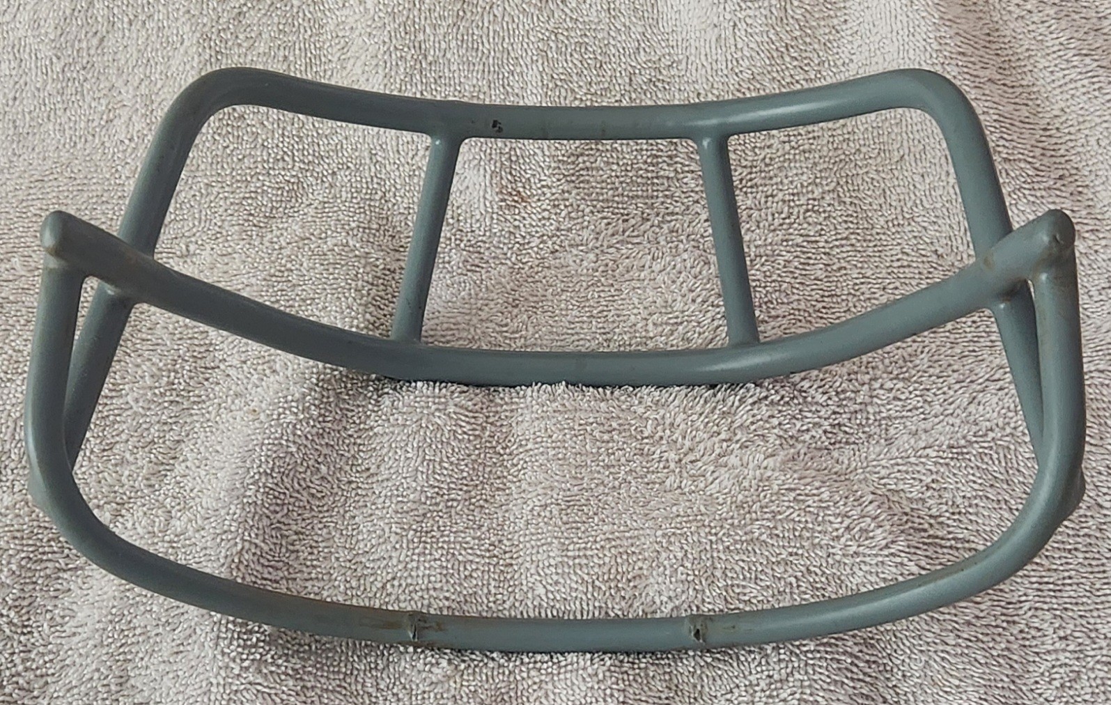 Vintage Gray Grey Schutt 1970s 1960s? Red Dot Football Helmet Facemask ...