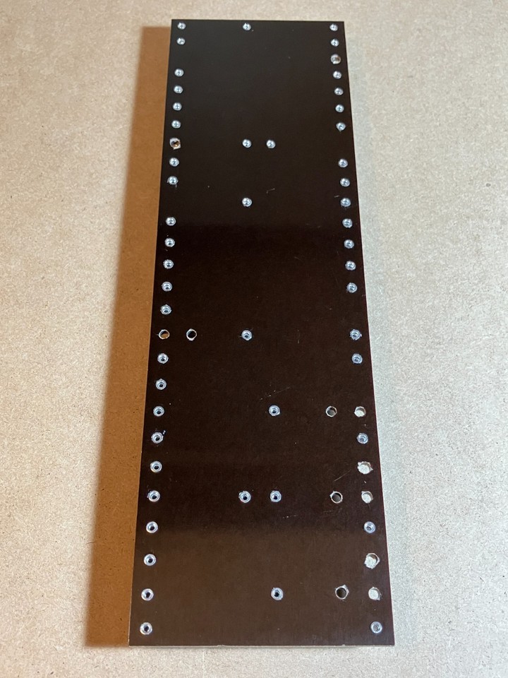 Paper-phenolic Turret Board 270x80x3mm with Harwin turrets for JTM45 ...