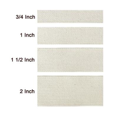 Heavy Cotton Webbing 3/4 Inch,1 Inch, 1 1/2 Inch, 2 Inch Color Natural ...