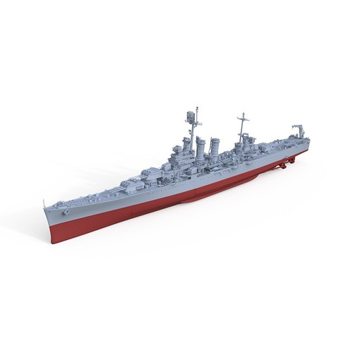 SSMODEL SSC350571S-A 1/350 Military Model Kit US Wichita Cruiser Full ...