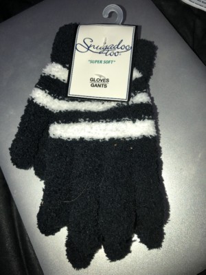 NEW Unisex One Size Super Soft Gloves by Snugadoo Too Black-Brand New ...